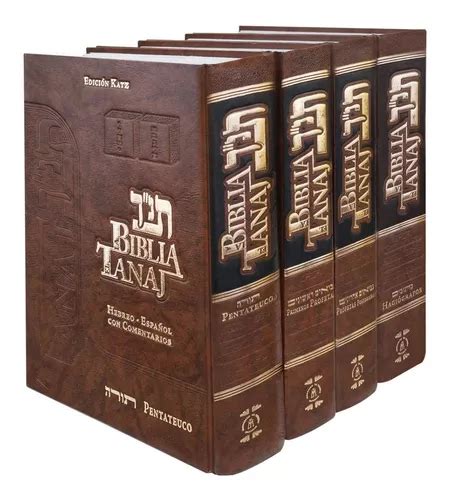 La Biblia Hebrea Completa Tanaj Tomos Hebreo Espa Ol Meses