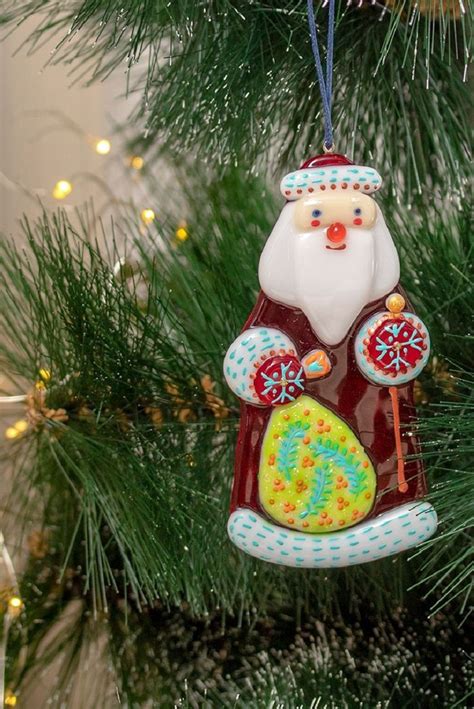 Stained Glass Pendants And Candle Holders Fused Glass Ornaments