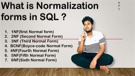 Normalization Forms In Sql Nf Nf Nf Bcnf Nf