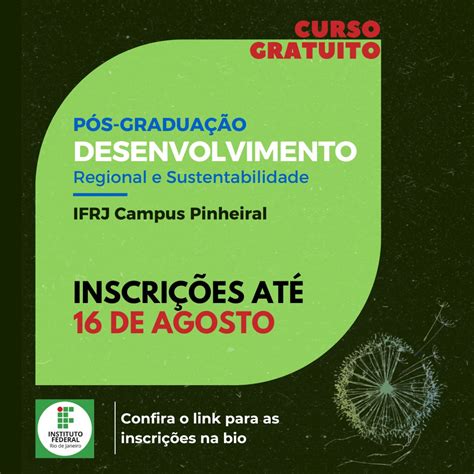 Curso de Pós Graduação em Desenvolvimento Regional e Sustentabilidade