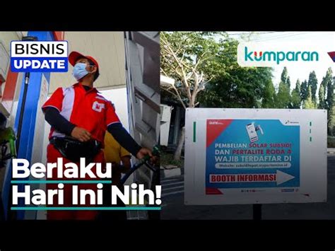 Hari Ini Beli Solar Subsidi Di Jakarta Dan Bogor Wajib Terdaftar Di