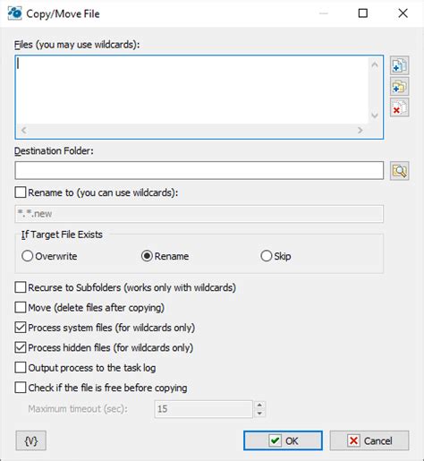Actions Files And Folders Copy Move File