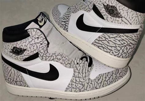 Air Jordan 1 Retro High OG White Cement DZ5485 052 SneakerNews