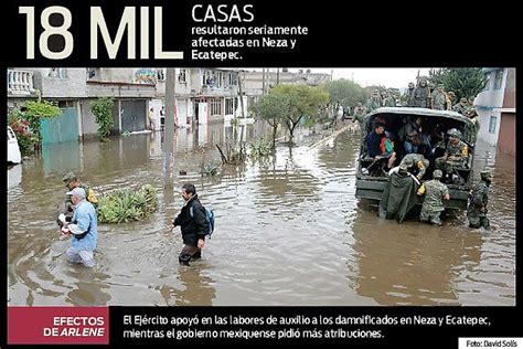 278 mil damnificados han dejado las inundaciones en México