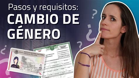 Cambio de Identidad de Género en CDMX hazlo así YouTube