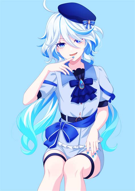 Furina Genshin Impact Image By Marumaru Wanwan Zerochan