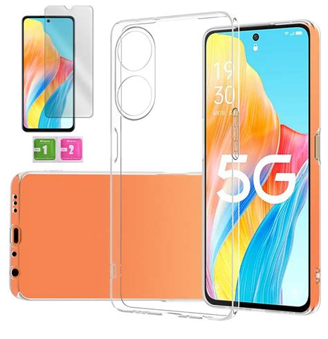 Etui Przezroczyste 2Mm Do Oppo A58 5G A78 5G Szkło Inna marka