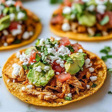 Chicken Tostadas Insanely Good
