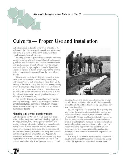 PDF Culverts Proper Use And Installation You Can Use Multiple