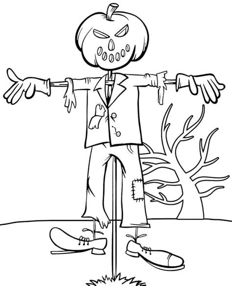Desenhos De Espantalho Para Colorir Pintar E Imprimir Colorironline