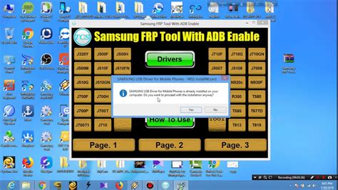 Samsung FRP Tool With ADB Enable 2018 YouTube