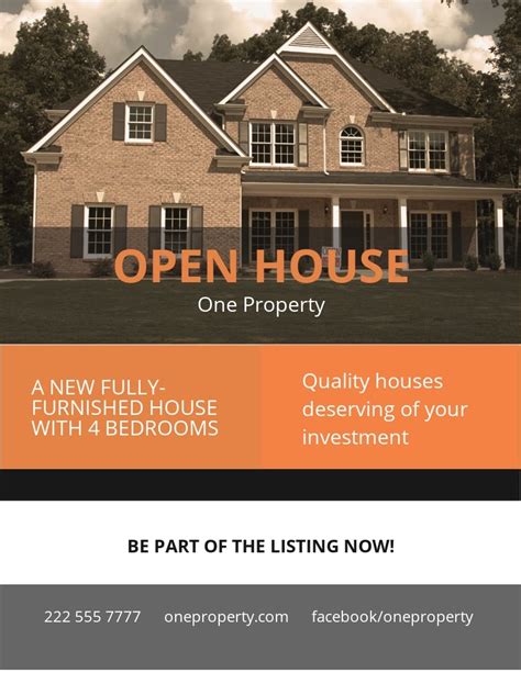 FREE Real Estate Flyer Templates In Adobe Photoshop PSD Template Net
