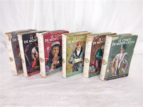 Le Comte de Monté Cristo en six volumes 1955 Le Grenier de Lisette