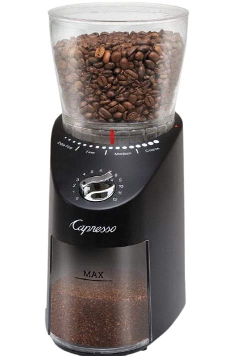 Capresso Infinity Plus Conical Burr Grinder Artofit