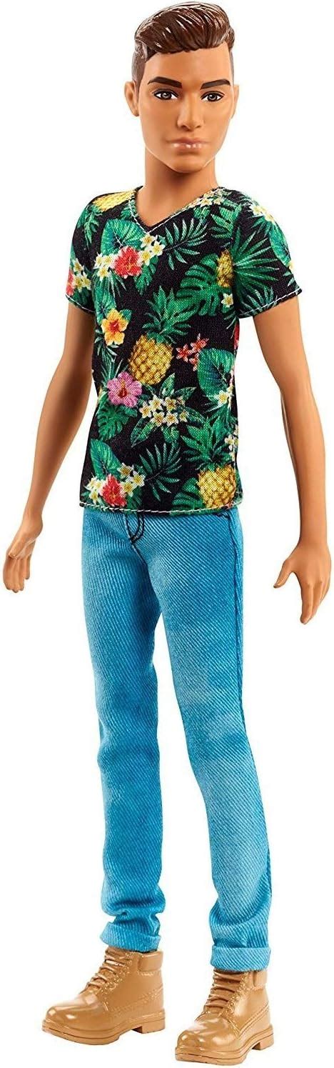 Mattel Barbie Fjf Ken Fashionistas Puppe In Shirt Mit Ananas Print