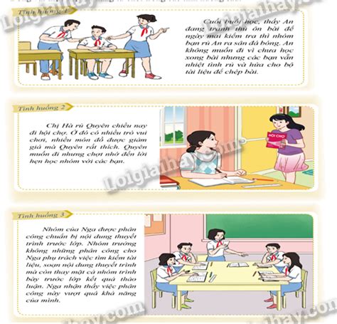 Bài 2 Kĩ năng từ chối trang 41 42 43 44 SGK trải nghiệm hướng