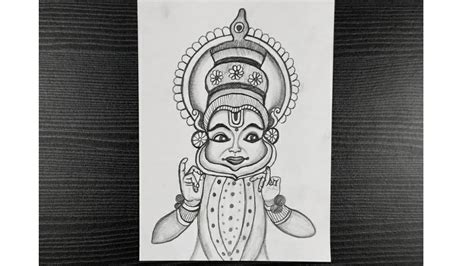 Kathakali Dance Pencil Drawing Onam Drawing Kathakali Face