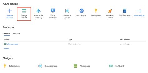 Adding Microsoft Azure Storage Accounts