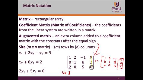 linear algebra section 1 1 linear systems youtube