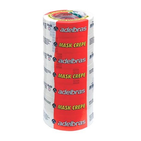 Cinta De Papel Adhesiva Enmascarar 36 Mm X 50 Mts Adelbras 324758