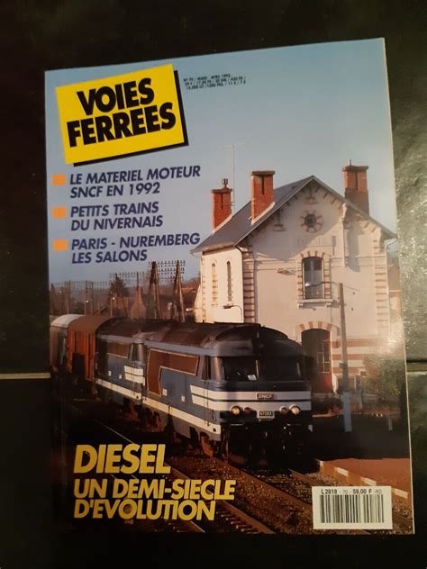 SNCF Revue VOIES FERREES 70 50 ans Traction Diesel Matériel Moteur