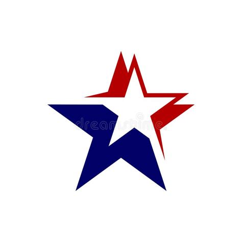 American Star Vector Logo Template Illustration Design Vector EPS 10