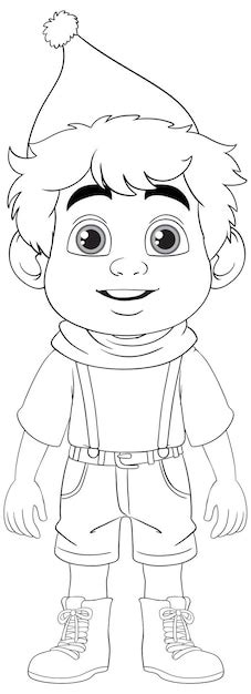 Menino Para Colorir Imagens Download Grátis no Freepik Vivencie a