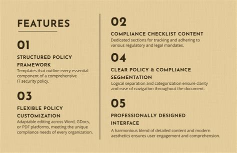 IT Security Policy Compliance Evaluation Form Template In Word PDF