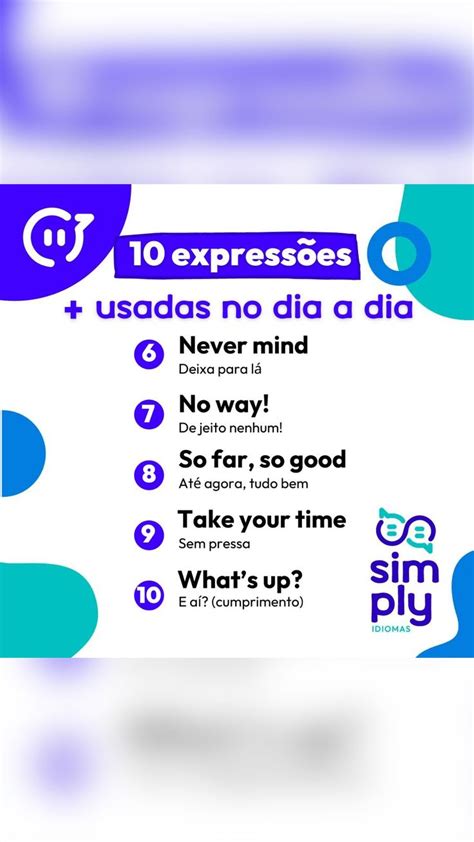 Express Es Em Ingl S Mais Usadas No Dia A Dia Express Es Em Ingl S