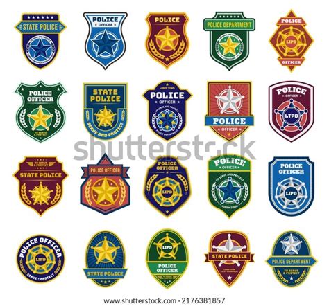 Police Chief Badge Over 528 Royalty Free Licensable Stock Vectors