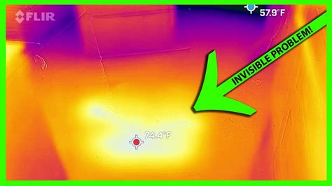 How To Find A Water Leak With A FLIR ONE Pro Thermal Camera YouTube