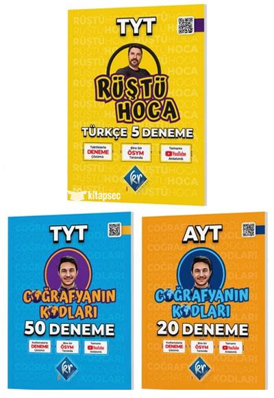 R T Hoca Tyt T Rk E Deneme Co Rafyan N Kodlar Tyt Ayt