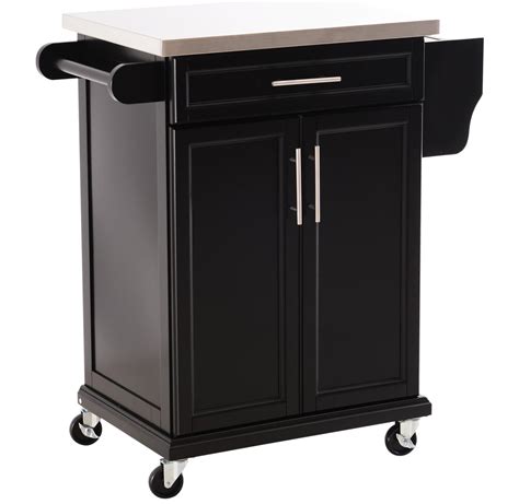 Homcom Chariot De Service Desserte De Cuisine Roulettes Lot De