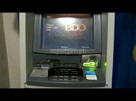 HOW TO WITHDRAW MONEY IN A BDO ATM MACHINE USING UNION BANK ATM CARD