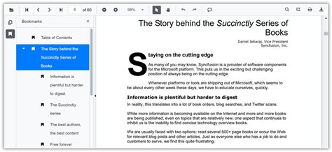 navigation in blazor pdf viewer component syncfusion