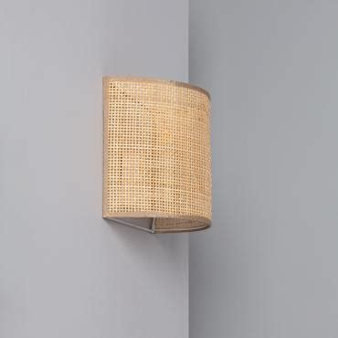 Applique Da Parete In Rattan Baracoa Nusu Ledkia