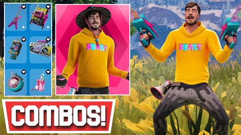 NEW STYLE BEST MRBEAST SKIN COMBOS FROSTED BEAST STYLE Fortnite