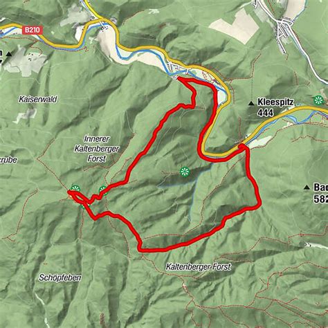 Rundweg Cholerakapelle Hoher Lindkogel Augustinerhütte BERGFEX