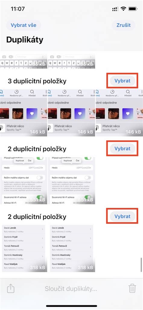 Jak v iOS 16 smazat duplicitní fotografie Letem světem Applem