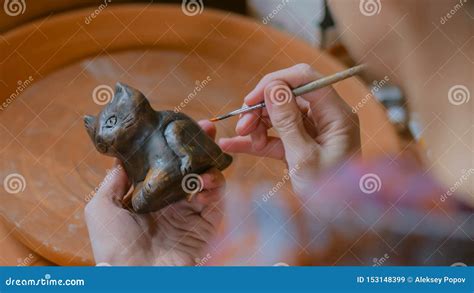 Silbido De Cer Mica Del Penique Del Recuerdo De La Pintura Del Alfarero
