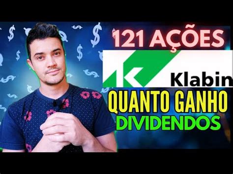 Klabin Klbn Quanto Ganho De Dividendos A Es Youtube