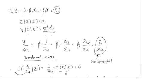 weighted least squares youtube