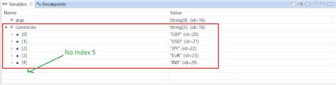 exception in thread main java lang arrayindexoutofboundsexception