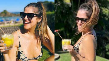 Aos 50 anos Ingrid Guimarães exibe curvas impecáveis em fotos de