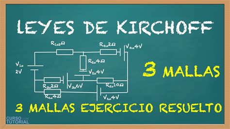 Dominando Las Leyes De Kirchhoff Ejercicio Resuelto Con Mallas Para