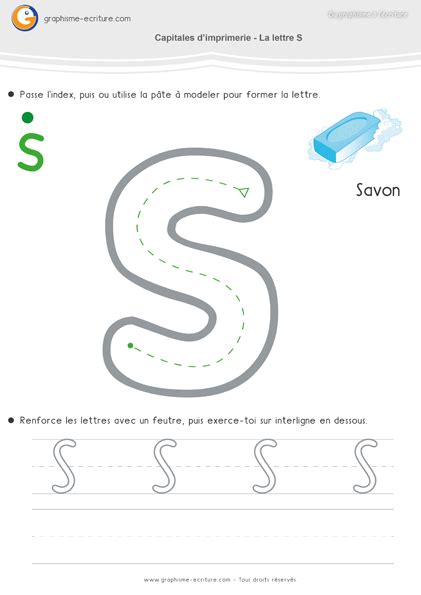 Criture Lettres Capitales Maternelle Fiche D Criture Ms Gs