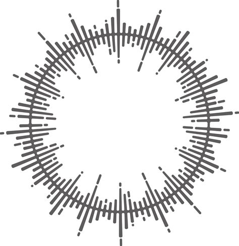 Circle Music Soundwave Circular Equalizer Round Audio Spectrum