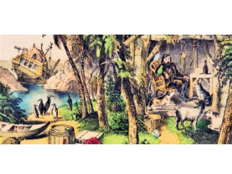 Robinson Crusoe Was Completely Naked Because The Island Was Completely