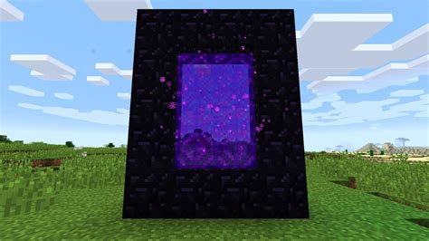 How To Make A Nether Portal In Minecraft Youtube