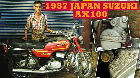 1986 MADE IN JAPAN SUZUKI AX 100 FROM PALAKKAD YouTube
